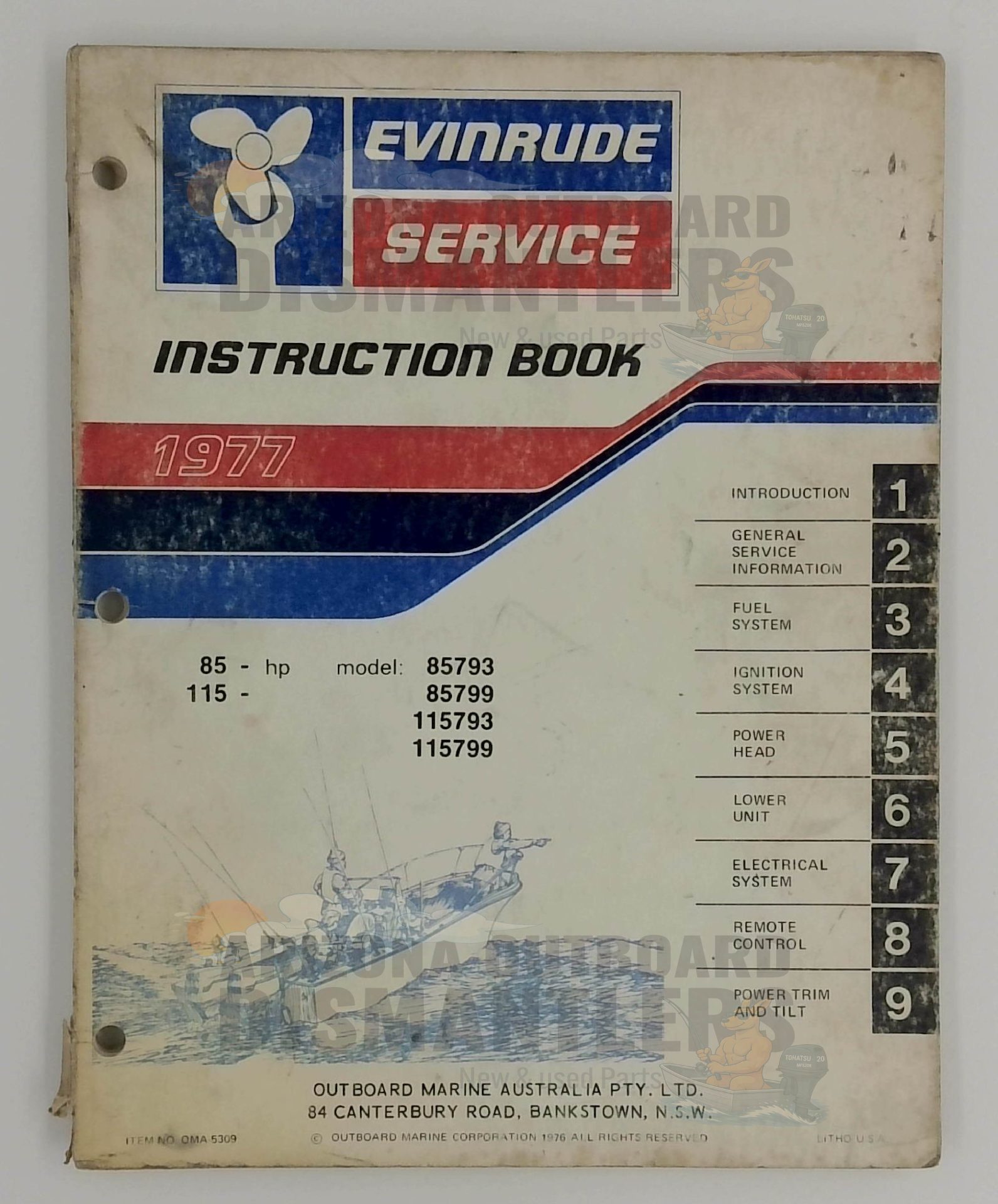 5309 Evinrude Service Manual – 1977 85HP & 115HP - Arizona Outboards